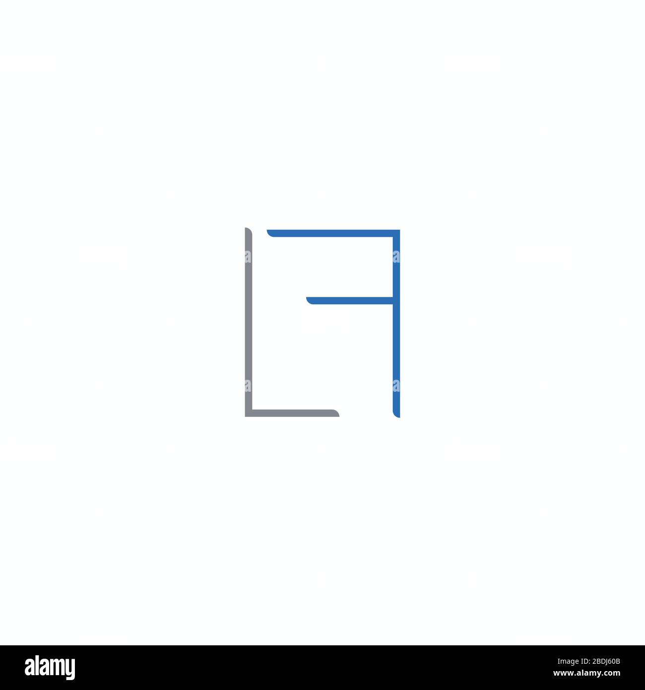 Initial letter lf logo or fl logo vector design template Stock Vector Image & Art - Alamy