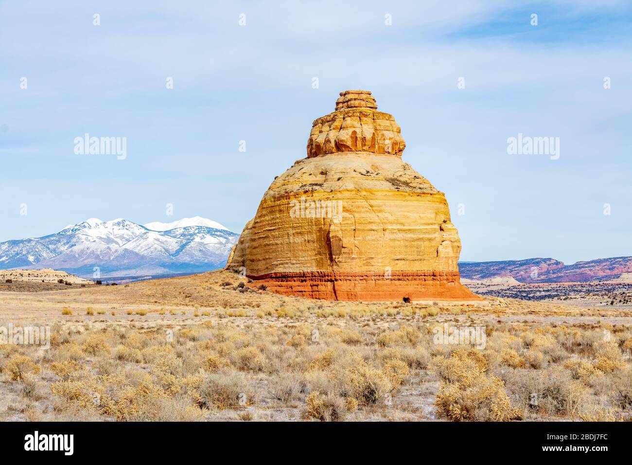 Rock formation near Monument Valley in Utah Stock Photo - Alamy