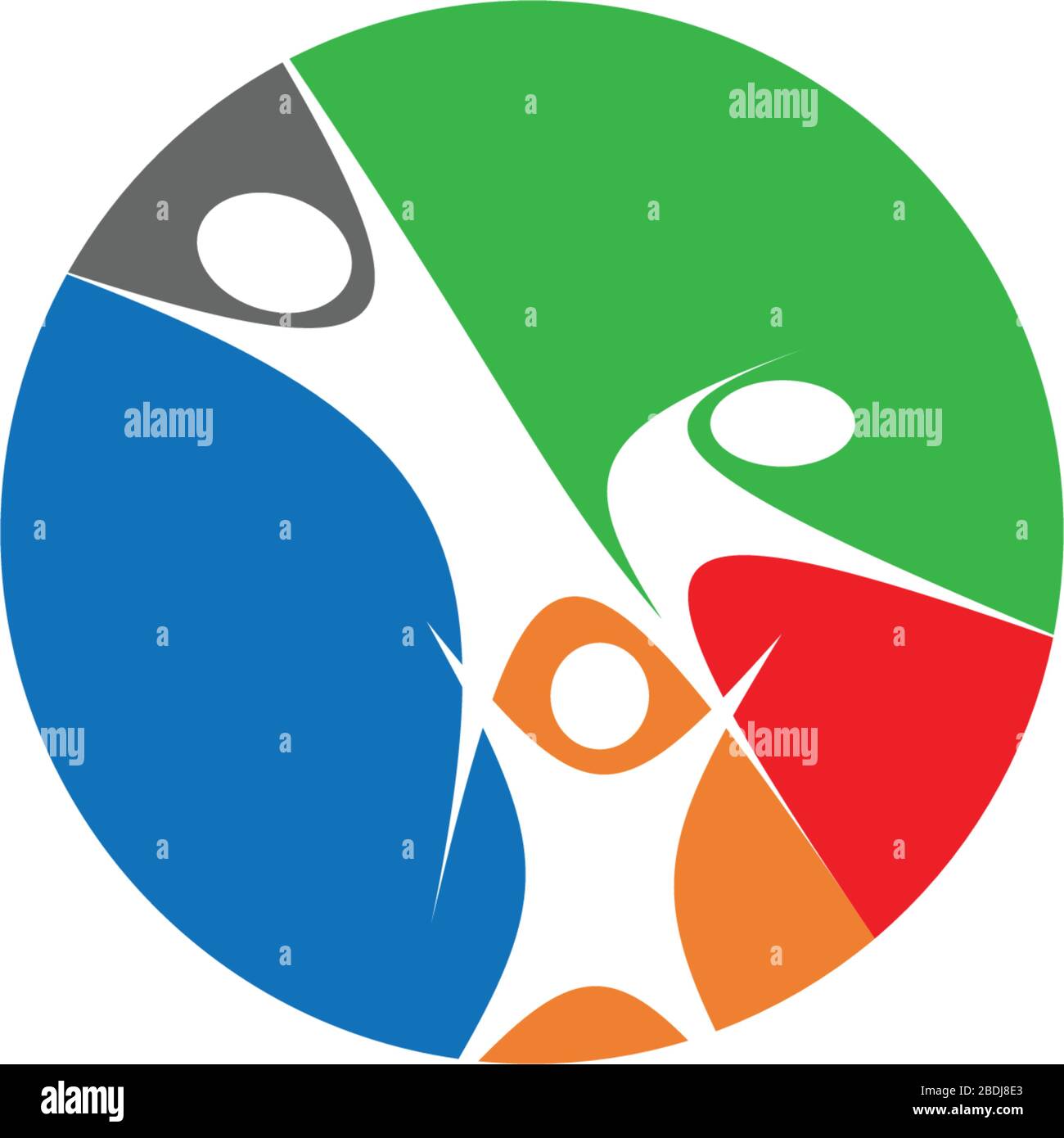 Community, network and social logo design template vector Stock Vector ...