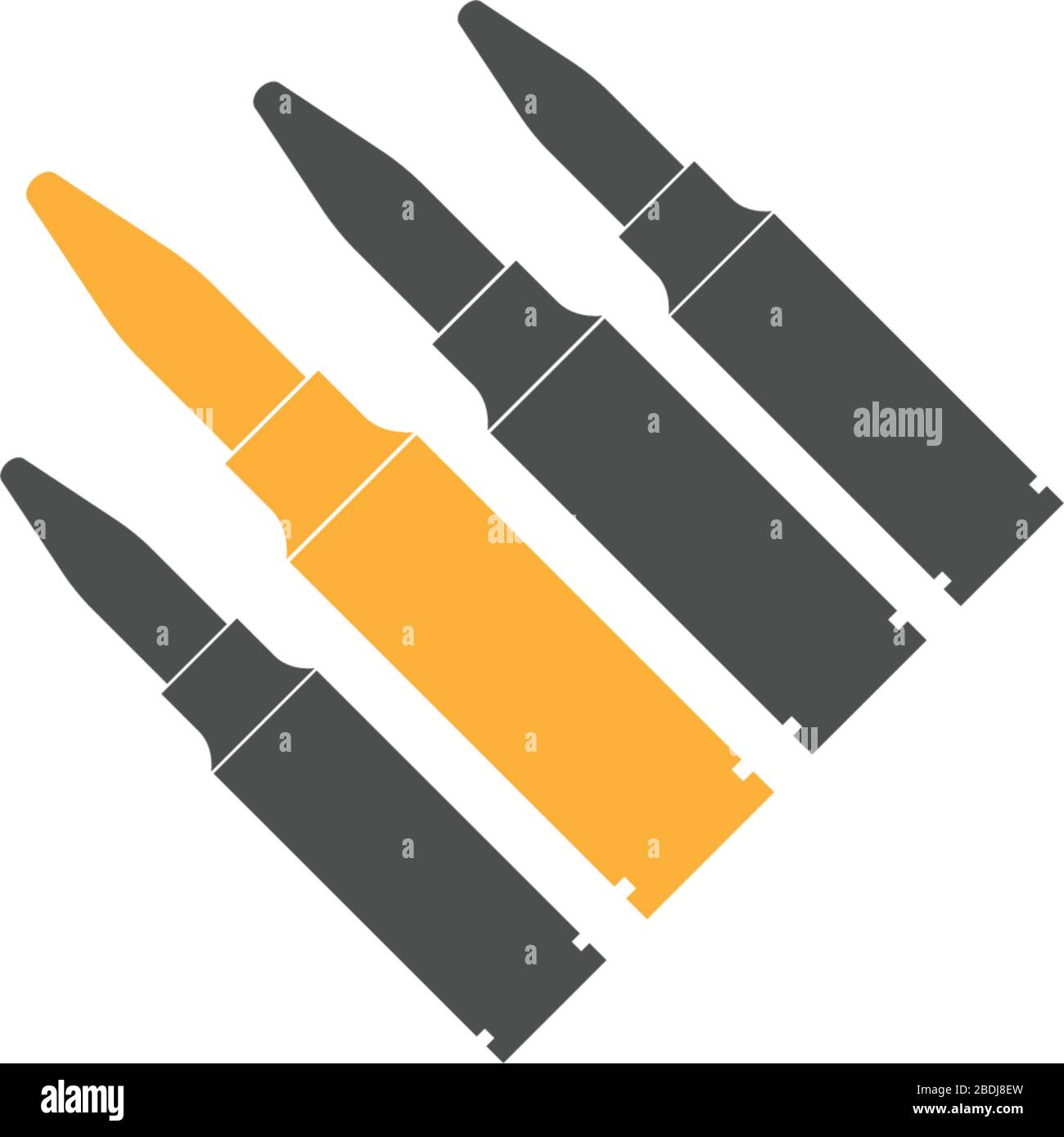 Bullet icon logo template design illustration Stock Vector Image & Art ...