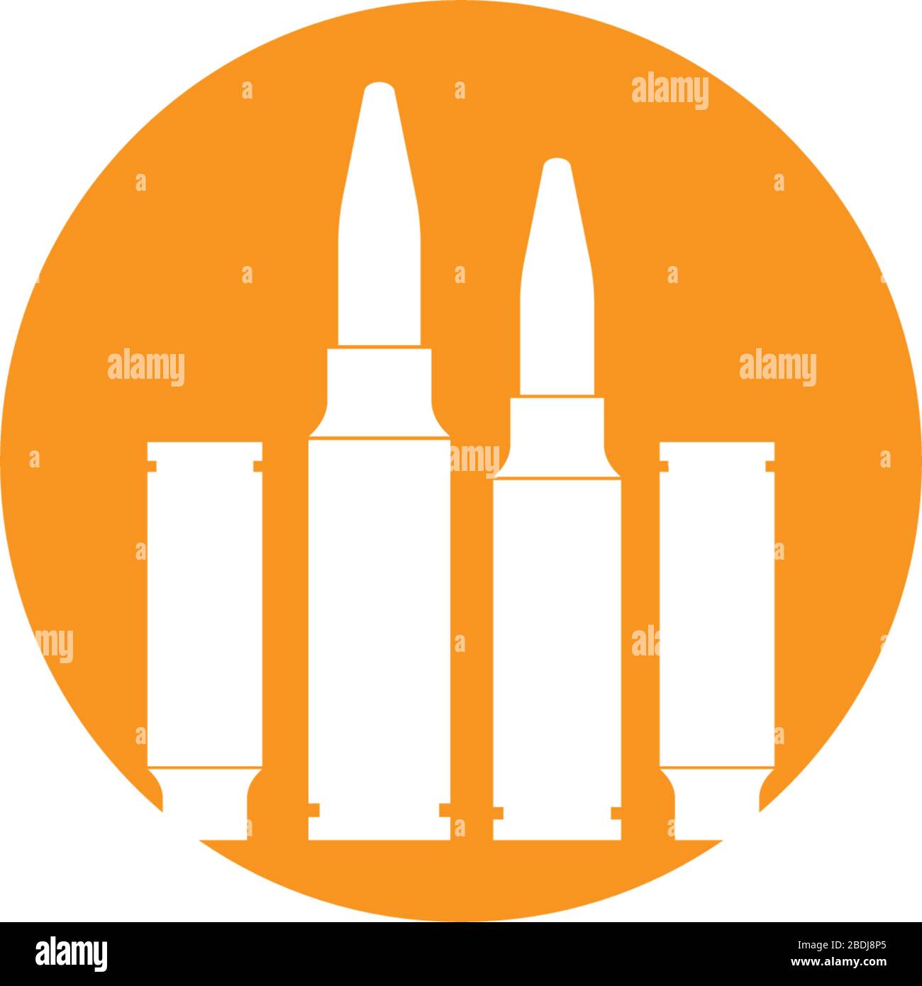 Bullet icon logo template design illustration Stock Vector Image & Art ...