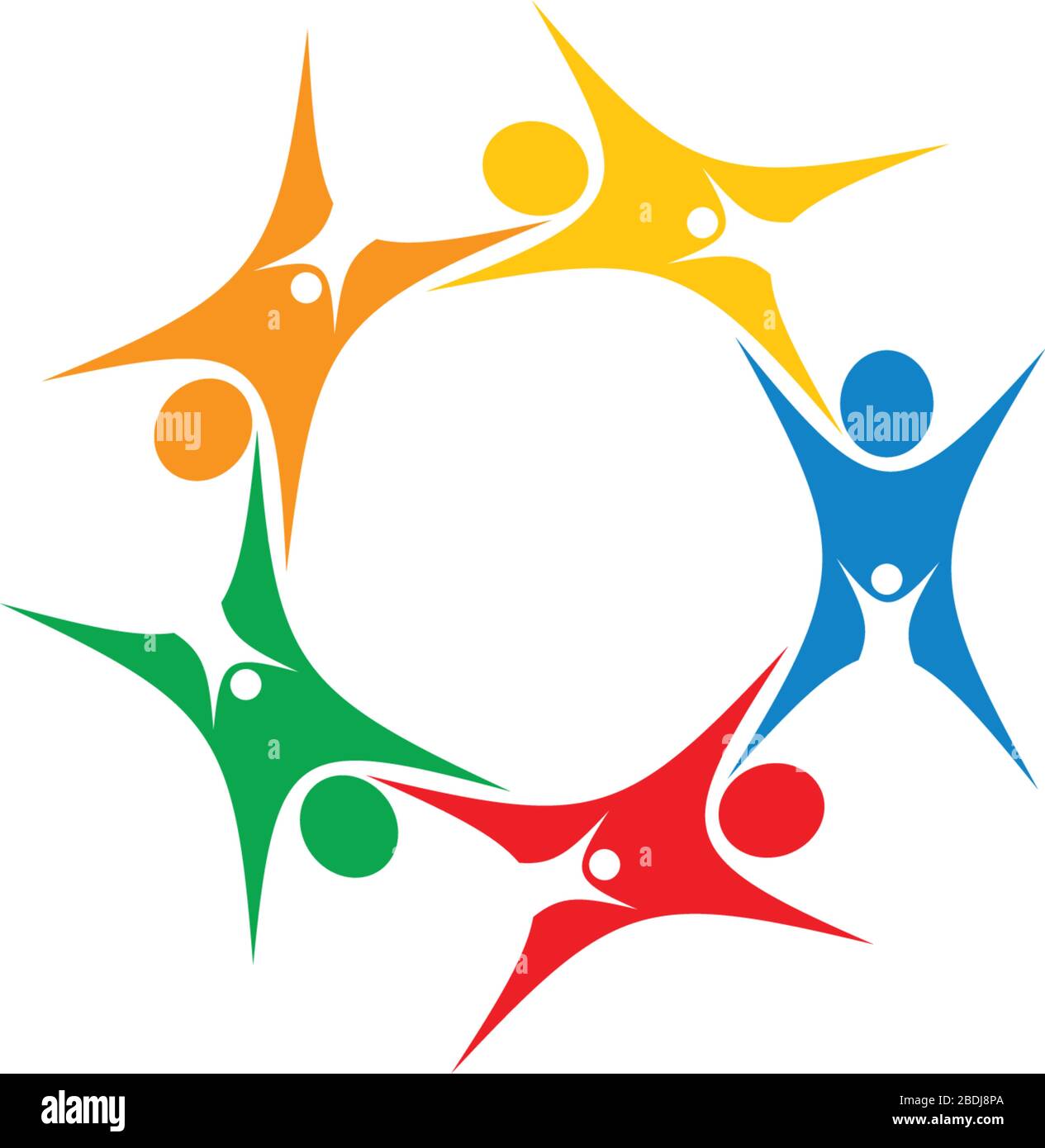 Community, network and social logo design template vector Stock Vector ...
