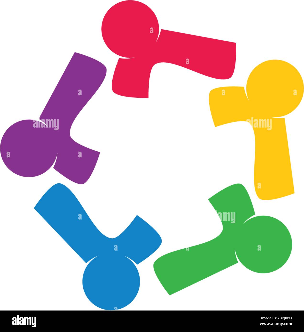 Community, network and social logo design template vector Stock Vector ...