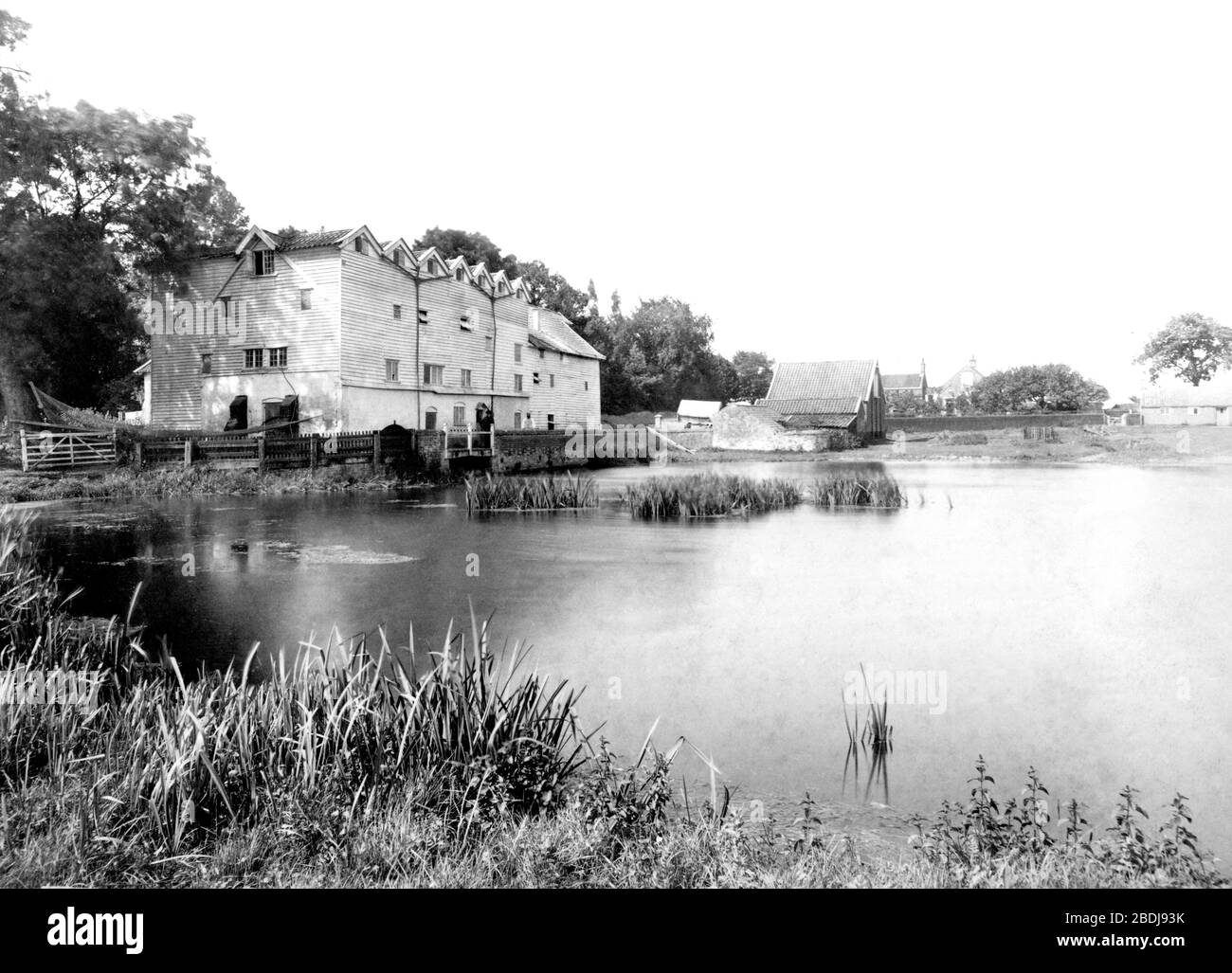 Burgh next Aylsham, Burgh Mill 1902 Stock Photo - Alamy