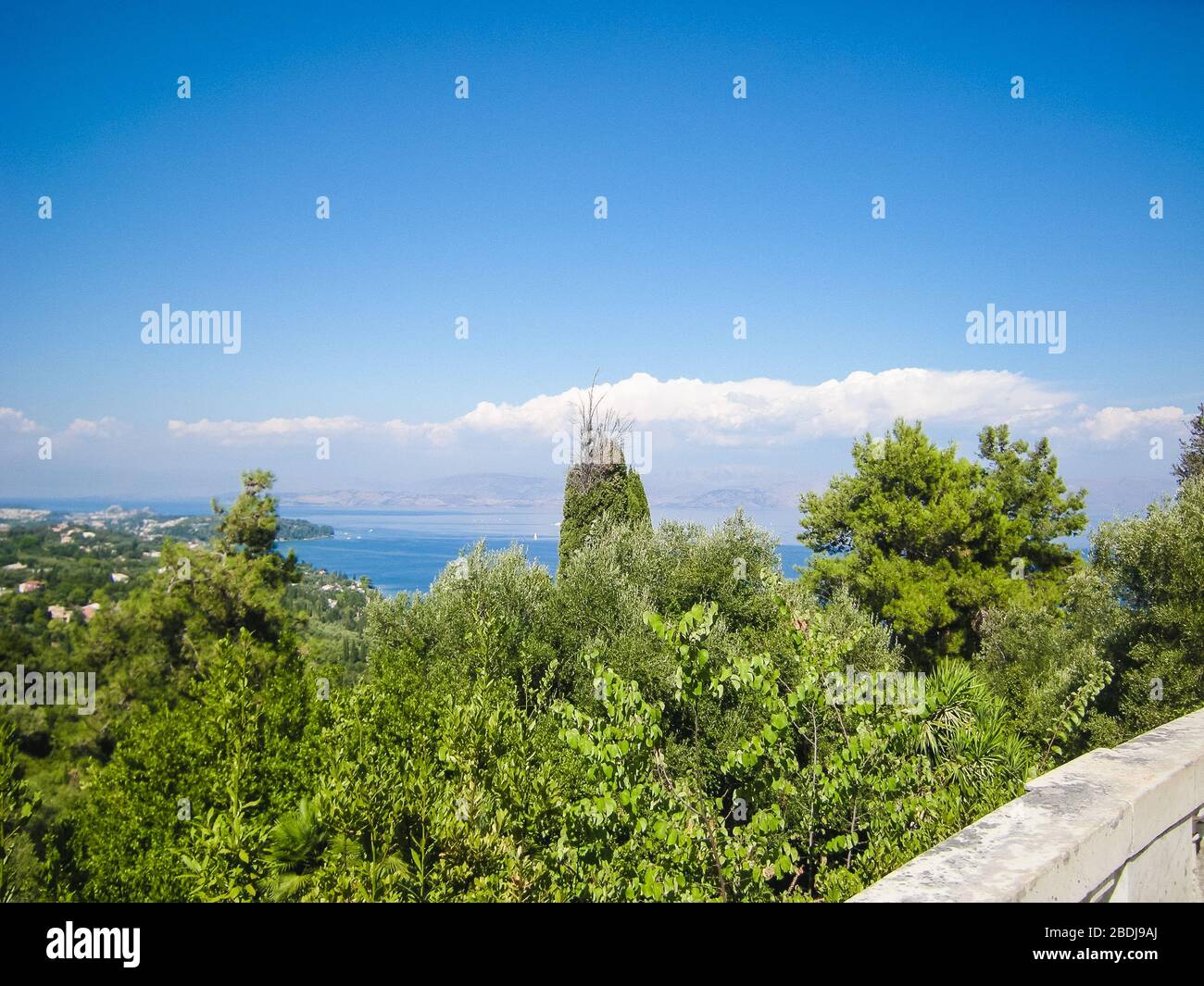 The beautiful nature at Corfu Island, Greece Stock Photo - Alamy