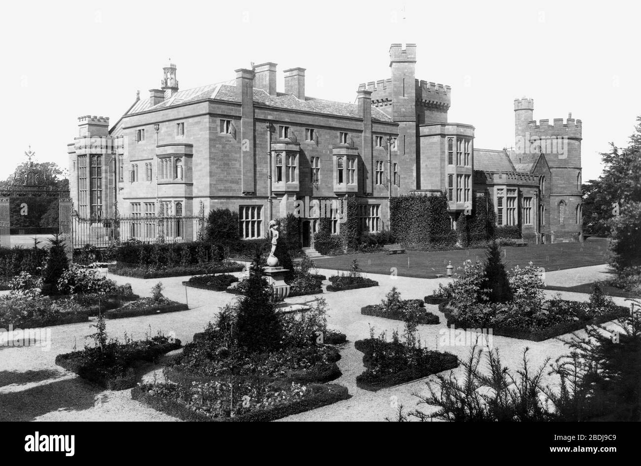 Ross-on-Wye, Goodrich Court 1901 Stock Photo - Alamy