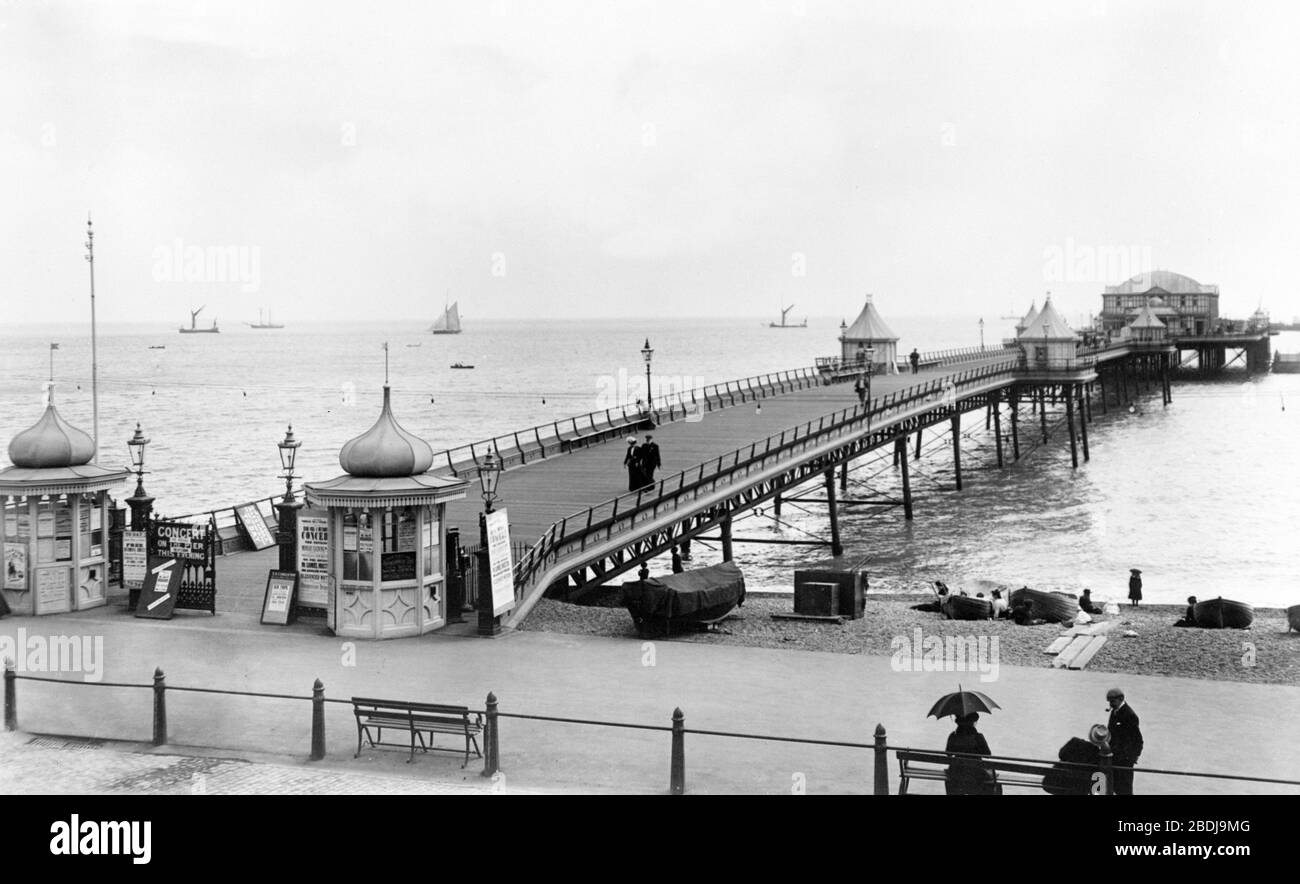 Dover, the Promenade Pier 1901 Stock Photo - Alamy