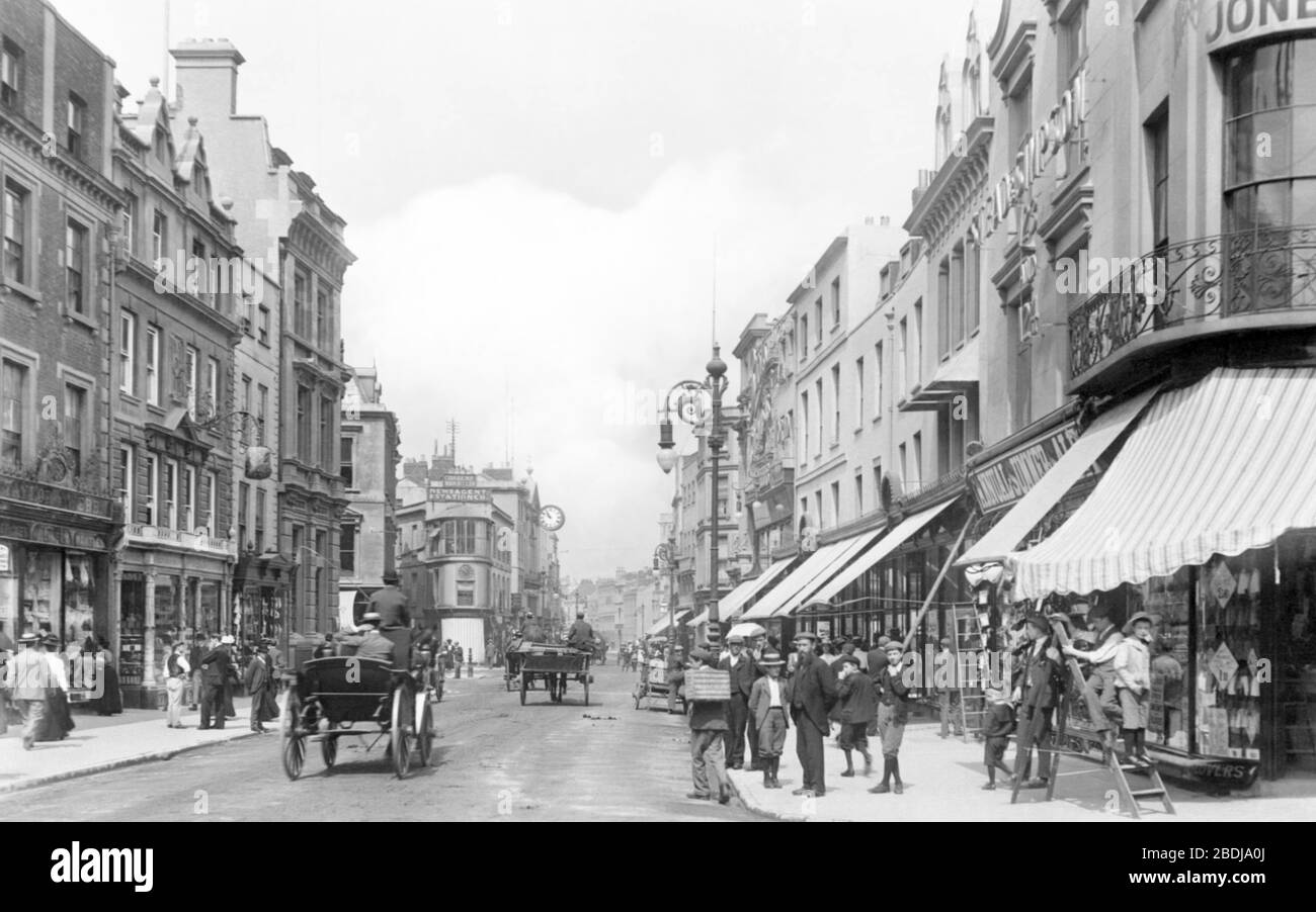 Cheltenham, High Street 1901 Stock Photo - Alamy