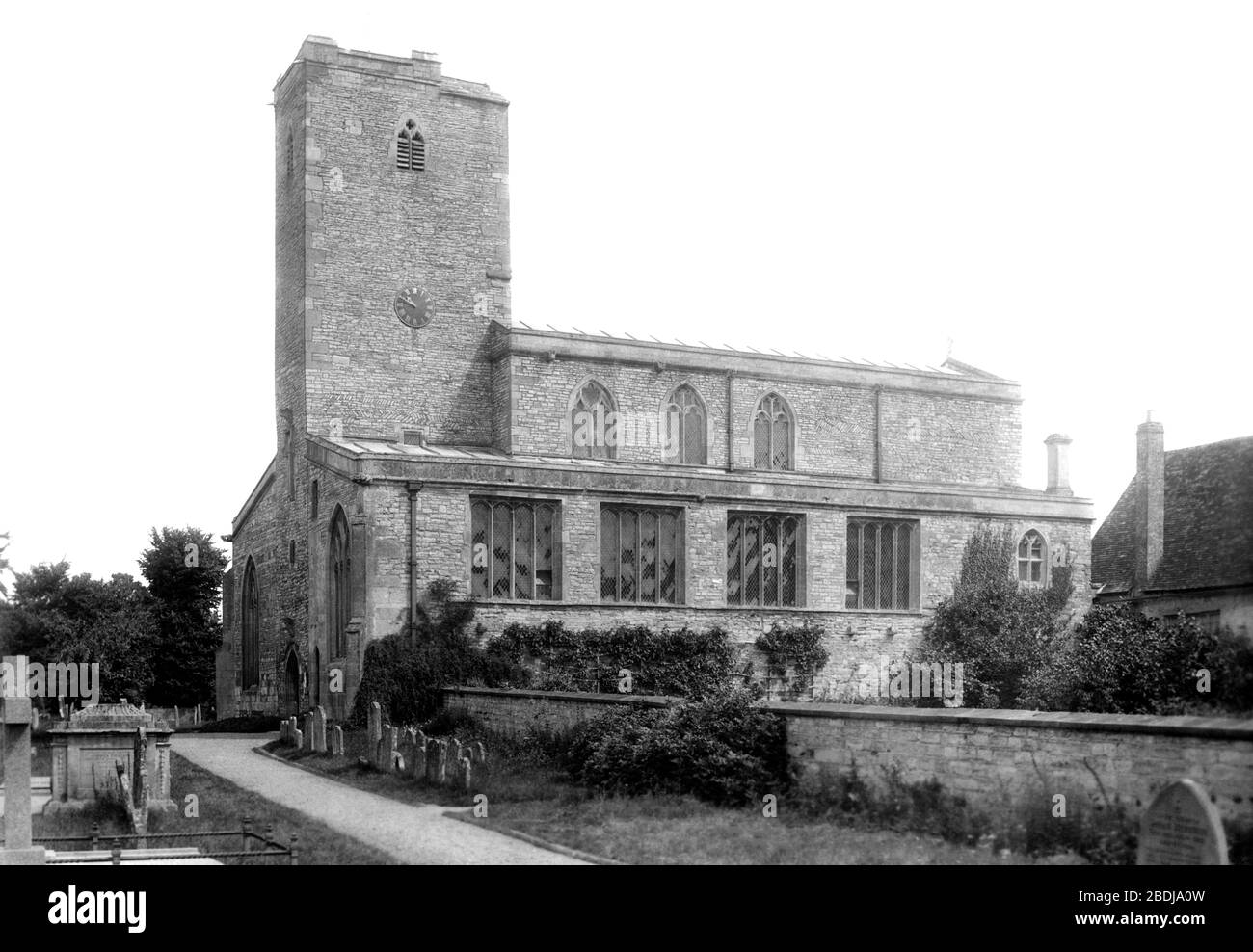 Deerhurst, St Mary's Priory Church 1901 Stock Photo - Alamy