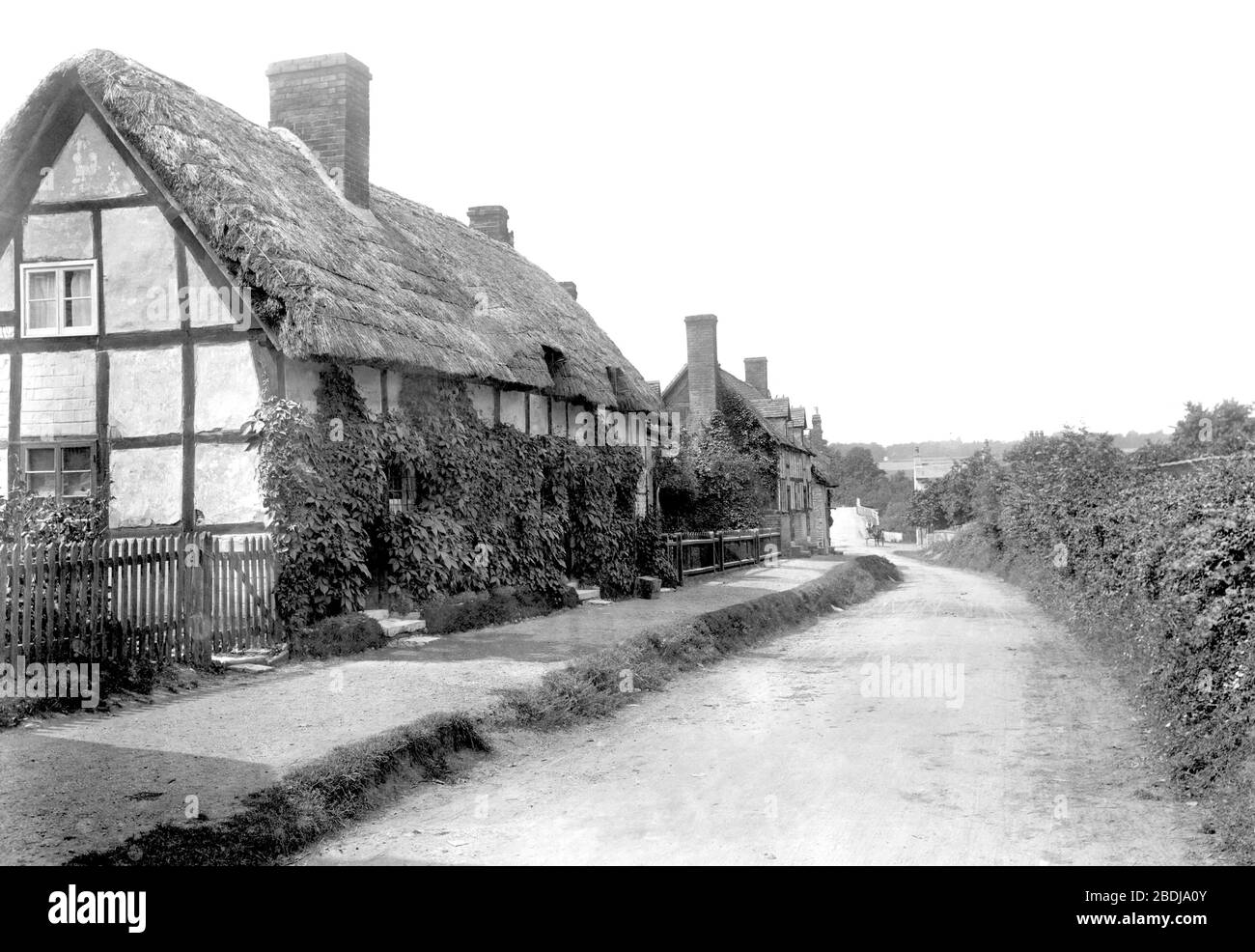 Wixford, Village 1901 Stock Photo - Alamy