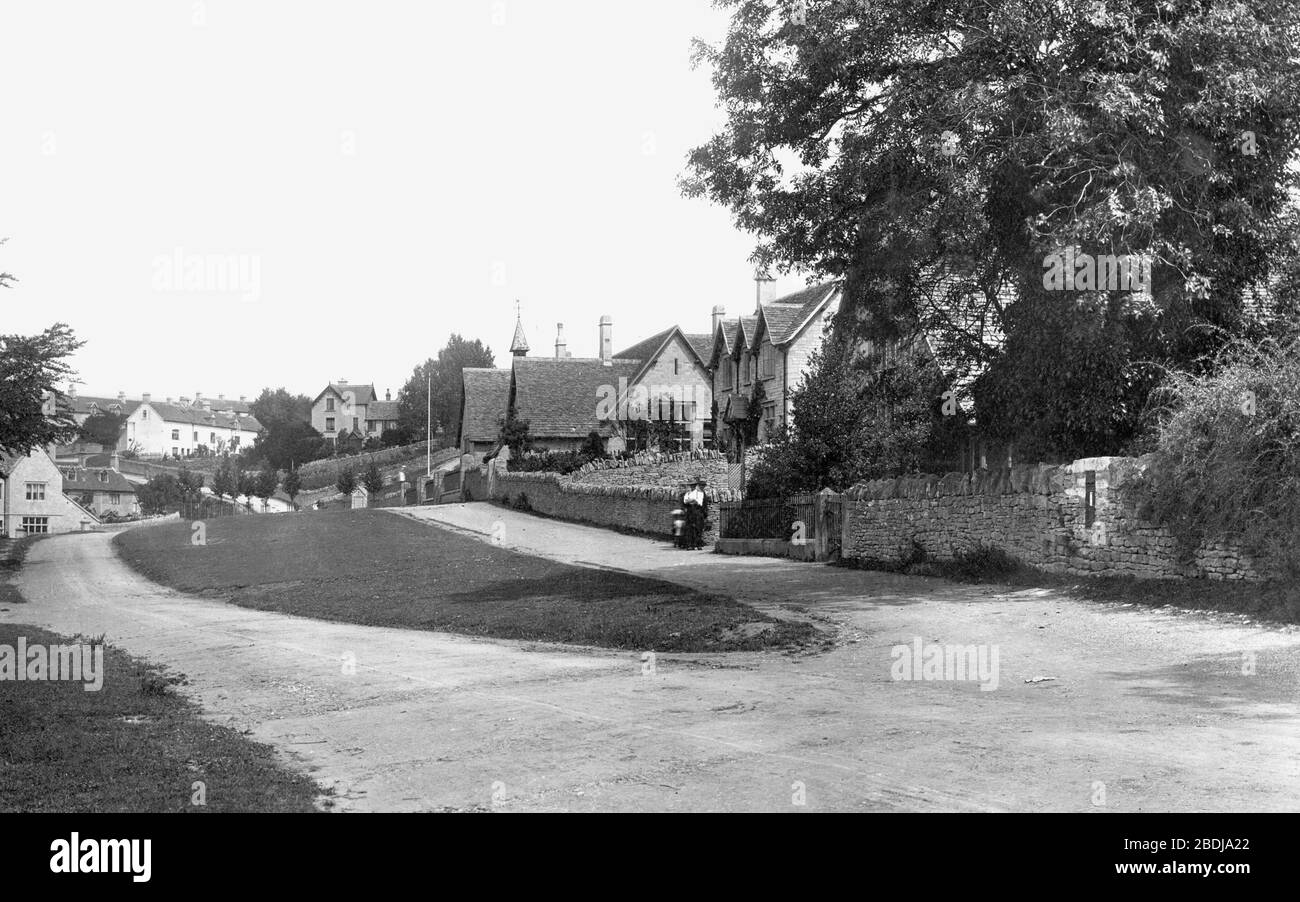 Amberley, the Village 1901 Stock Photo - Alamy