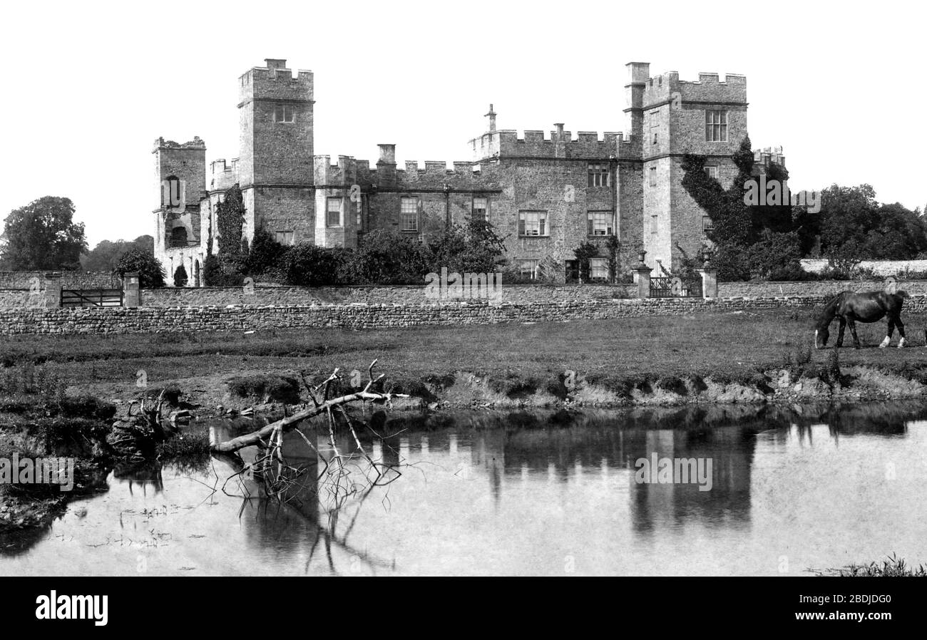 Snape, the Castle 1900 Stock Photo - Alamy