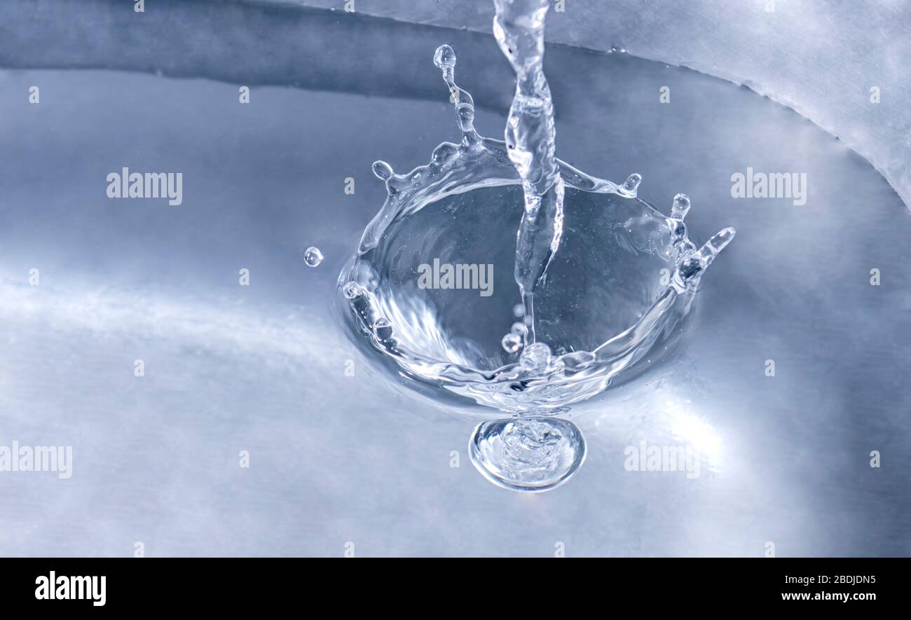 Isolated Water Splash Close Up Stock Photo - Alamy