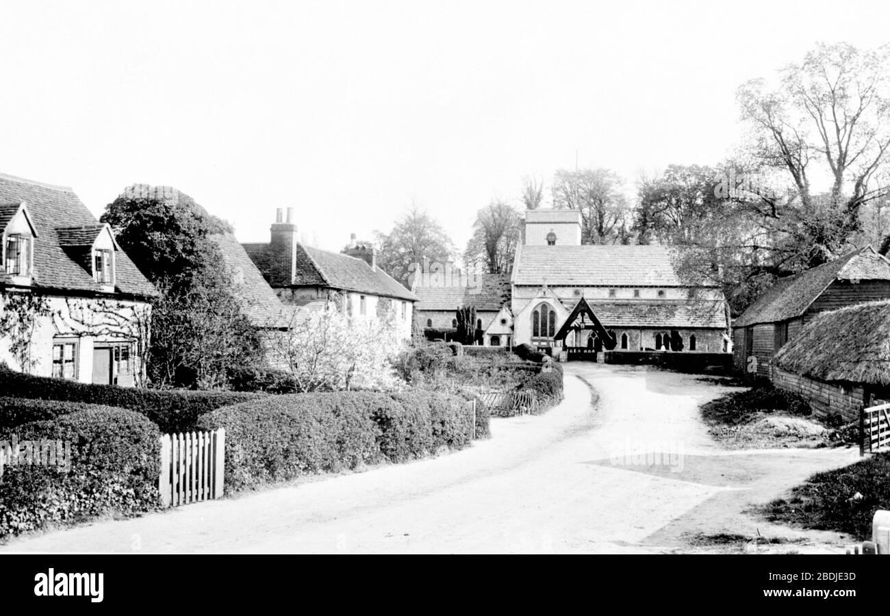 Betchworth, Village and Church 1900 Stock Photo - Alamy