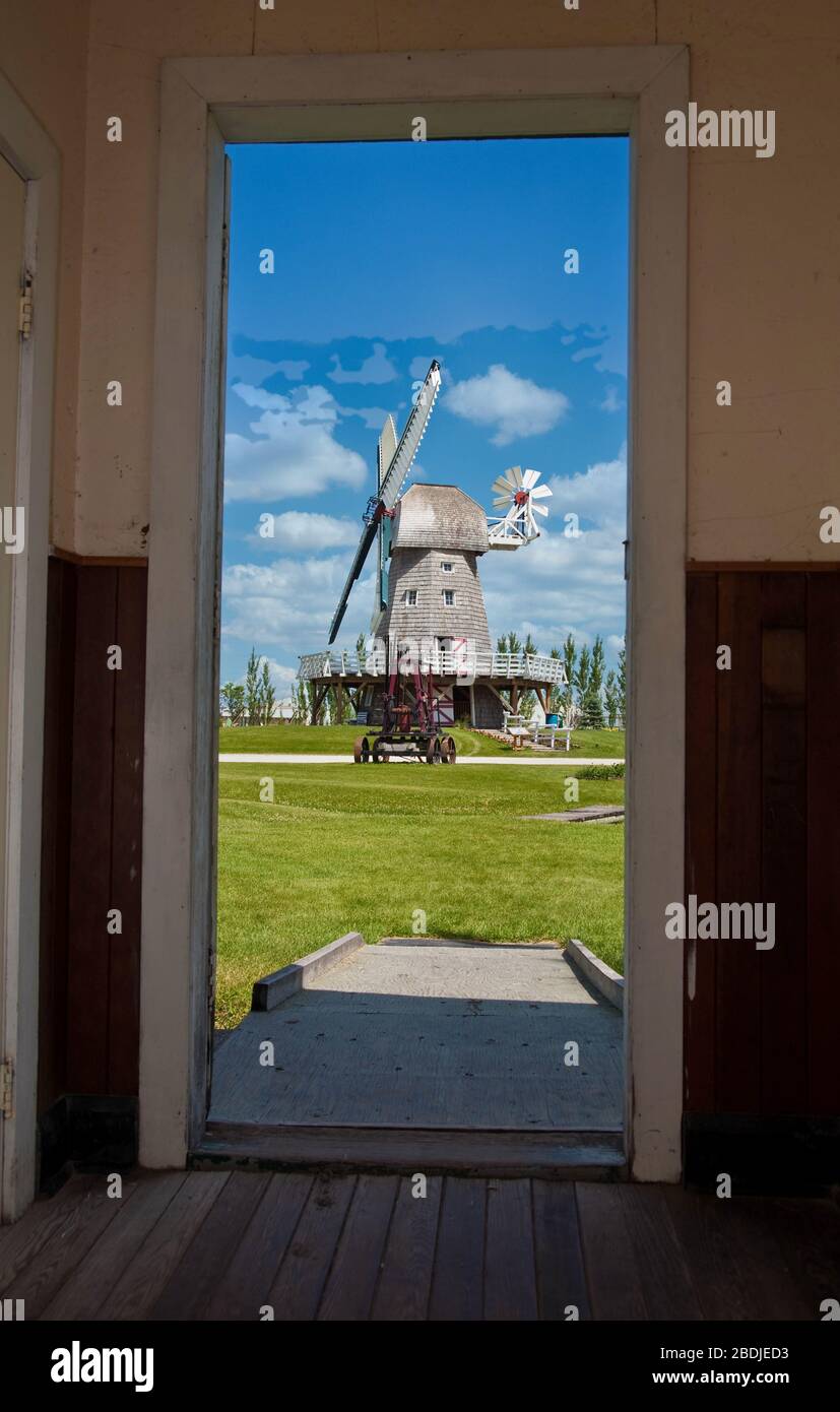 Mennonite Heritage Village in Steinbach,Manitoba;Canada,North America ...