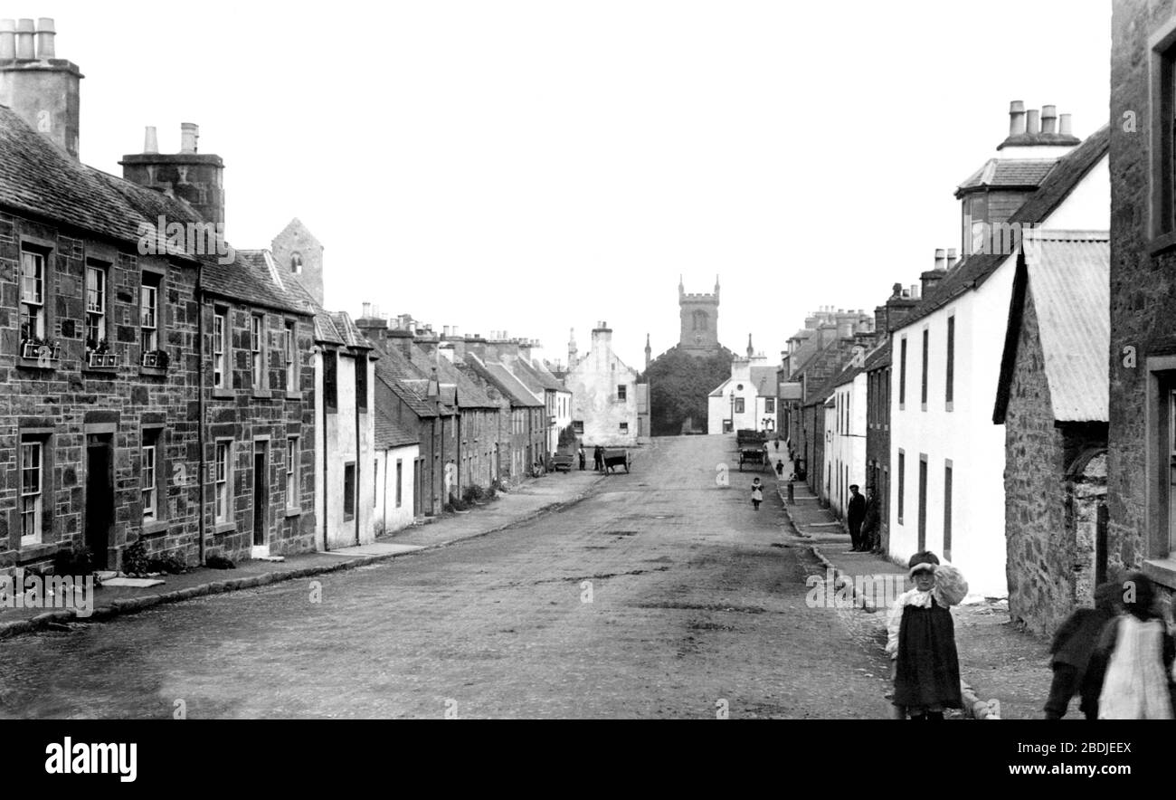 Muthill, the Village 1899 Stock Photo - Alamy