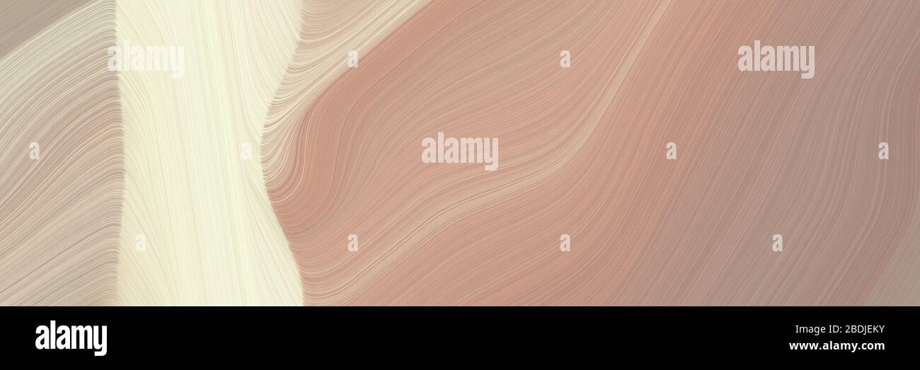 modern moving header with rosy brown, antique white and silver colors ...