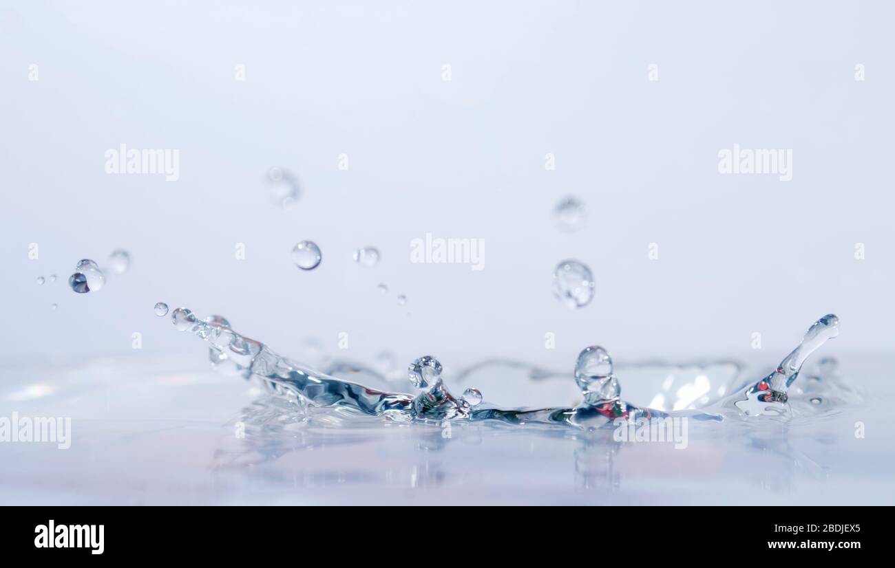 Isolated Water Splash Close Up Stock Photo - Alamy