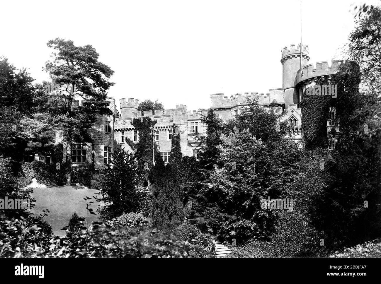 Devizes, the Castle 1898 Stock Photo - Alamy