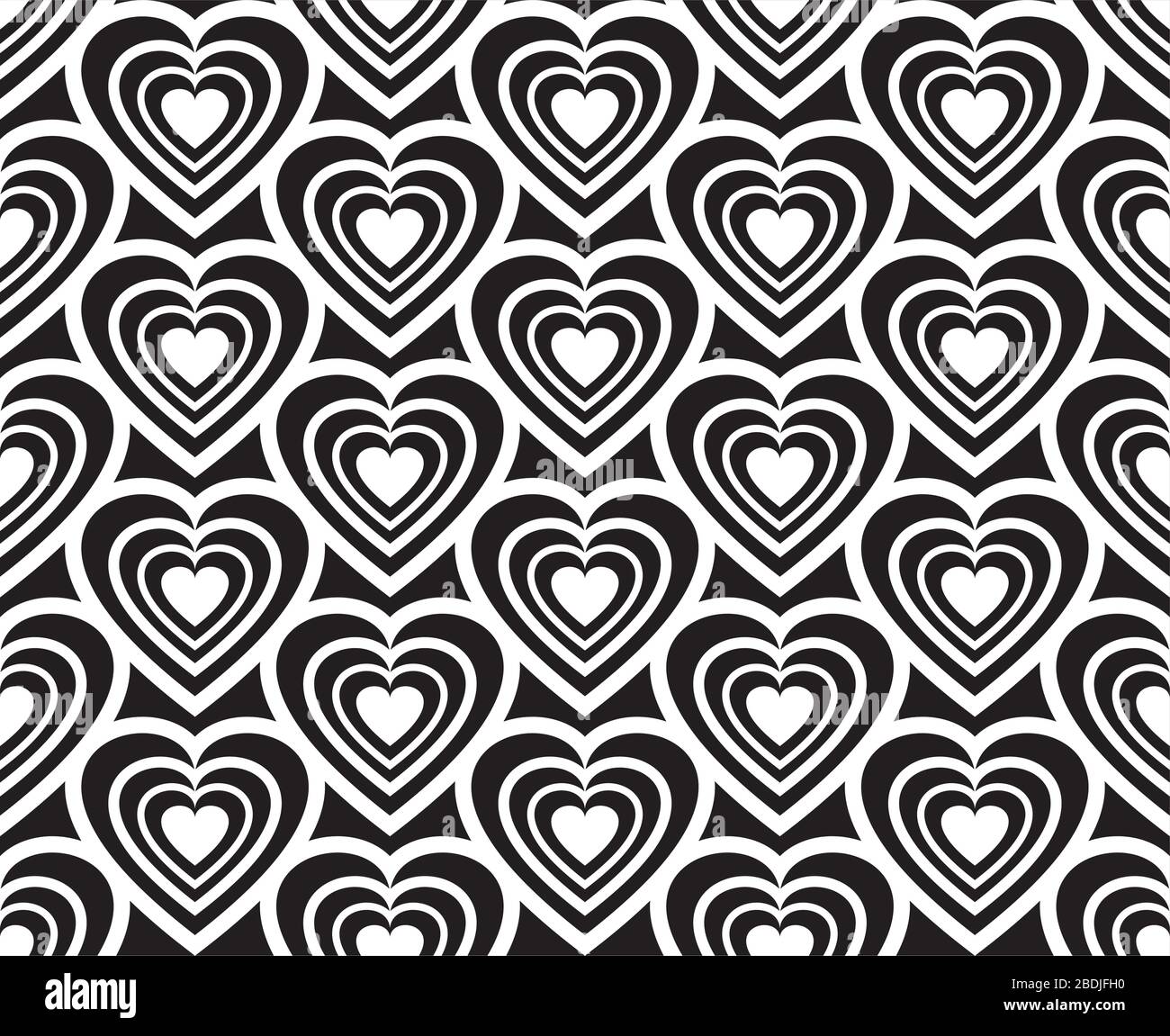 Black heart icon seamless background or texture Stock Vector Image ...