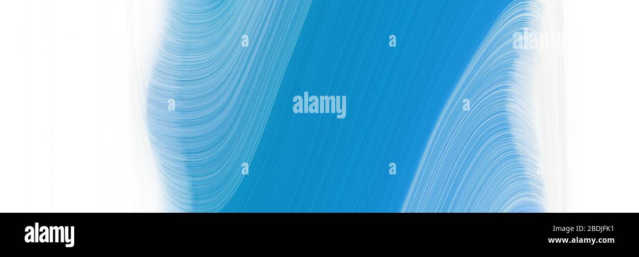 modern decorative banner design with light sea green, sky blue and ...
