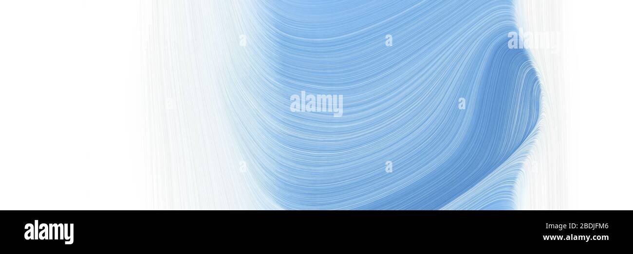 modern flowing banner design with sky blue, white smoke and powder blue ...