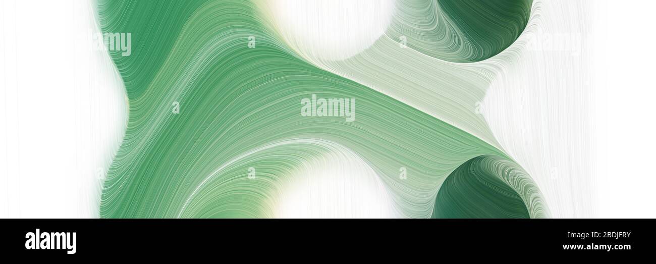 modern horizontal header with pastel gray, light gray and sea green ...