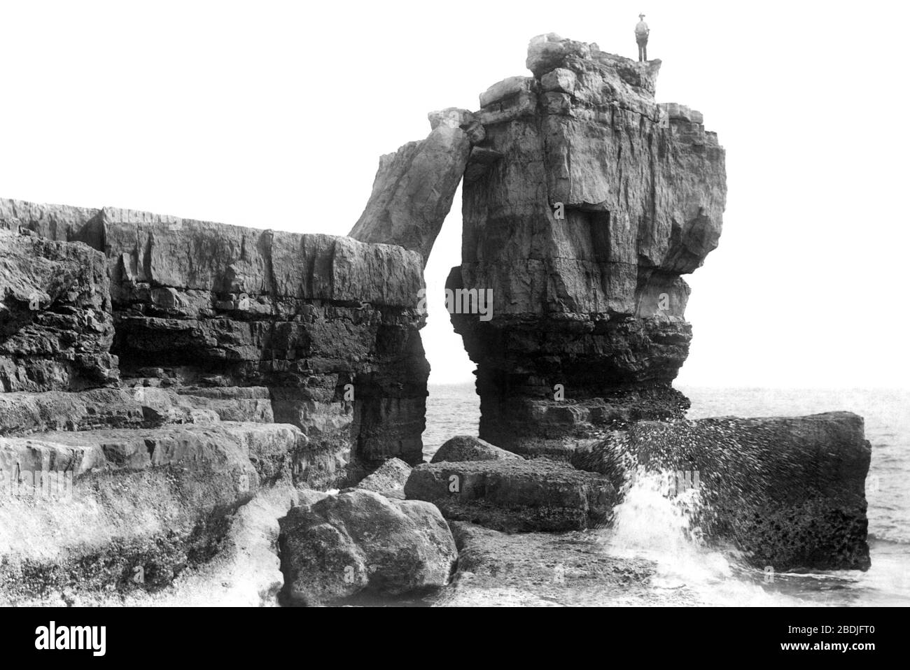 Portland, the Pulpit Rock 1898 Stock Photo - Alamy