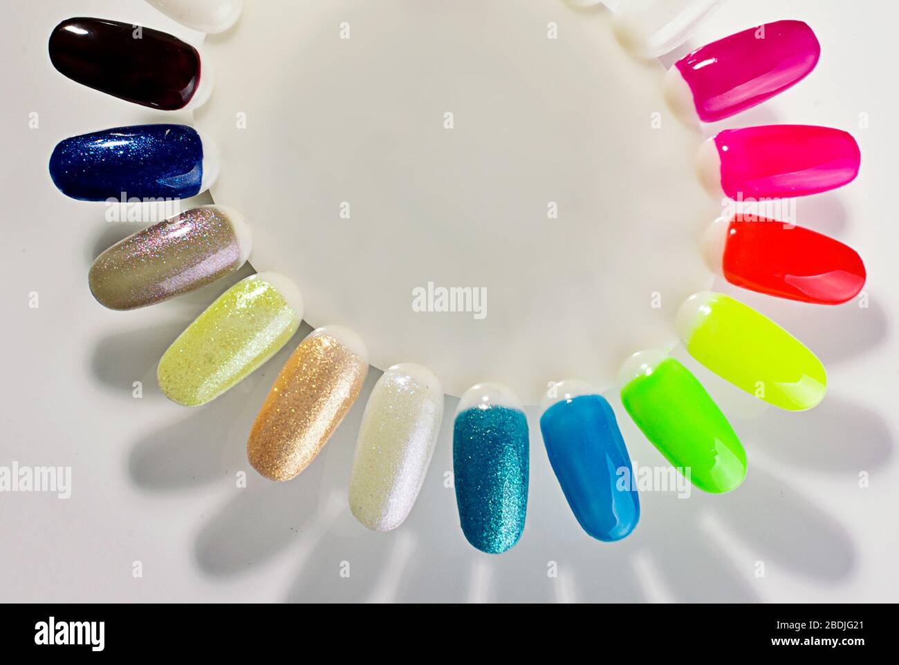 Nail polish palette hi-res stock photography and images - Alamy