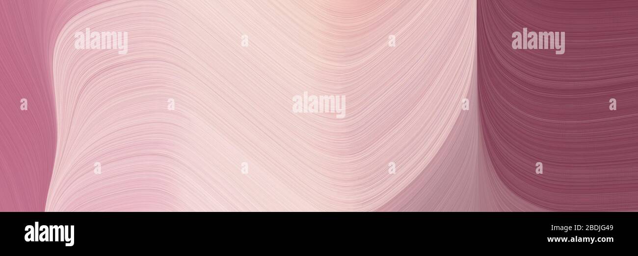 modern flowing header design with baby pink, dark moderate pink and ...