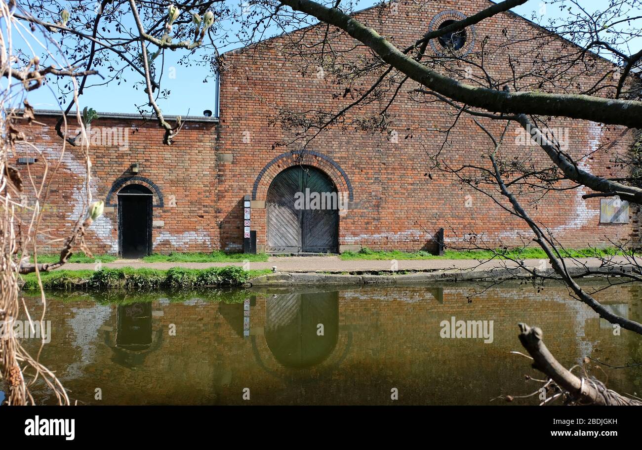 Canal side industrial view hi-res stock photography and images - Alamy