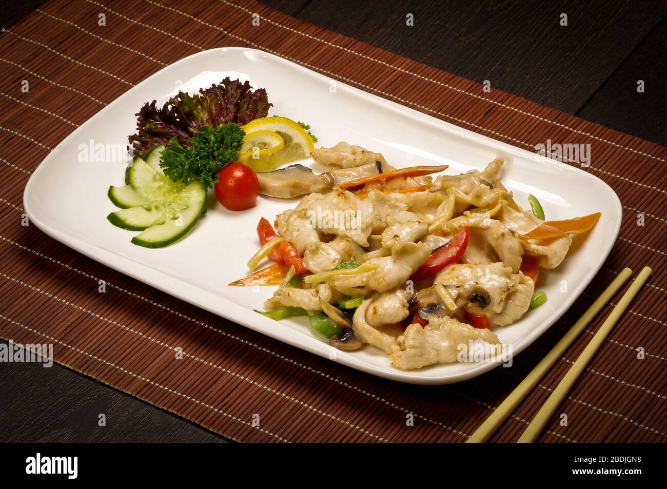 Asian cuisine food. Hot fish stew served in the restaurant Stock Photo ...