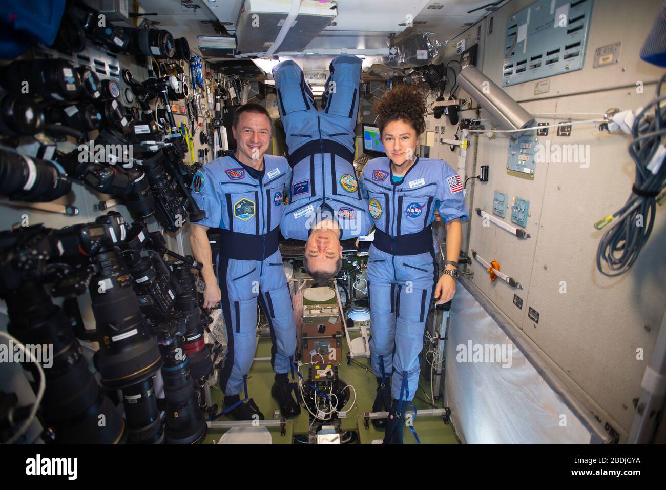 ISS - 29 March 2020 - NASA Flight Engineers Andrew Morgan and Jessica ...