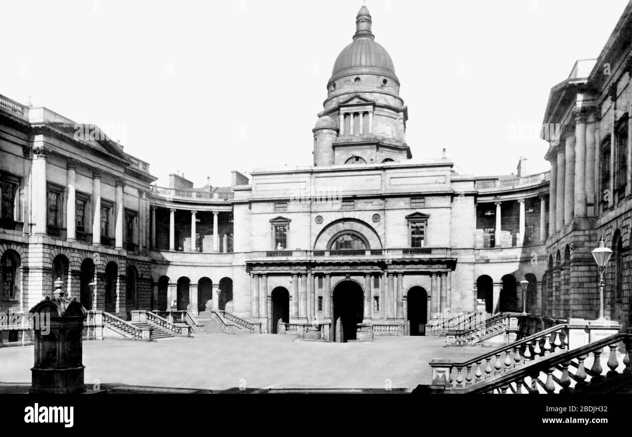 Edinburgh, the University 1897 Stock Photo - Alamy