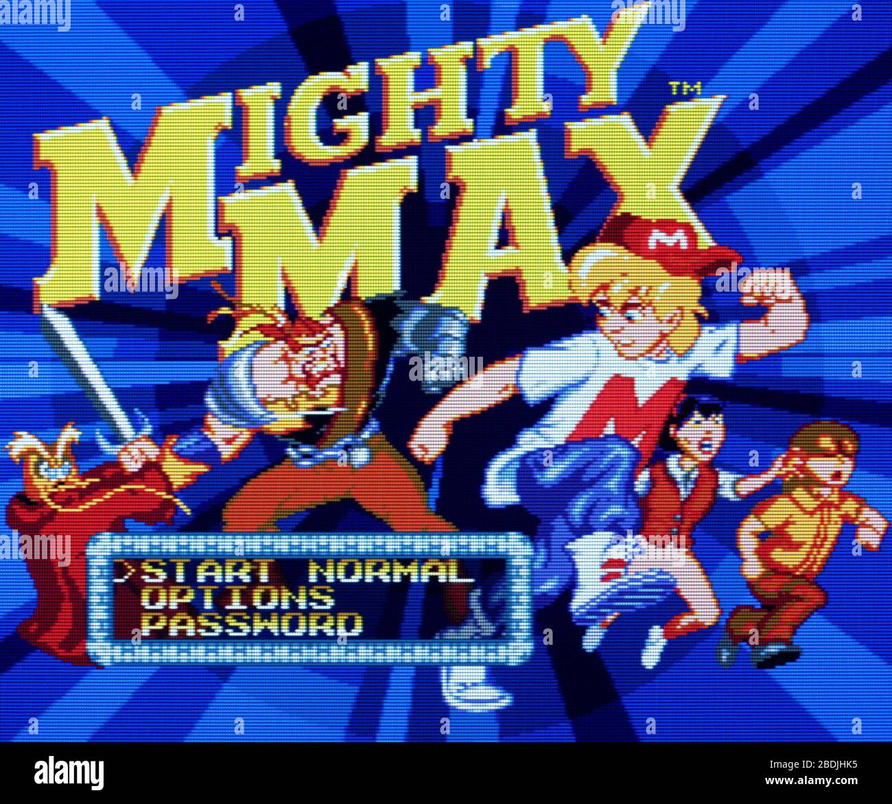 Mighty Max - Sega Genesis Mega Drive - Editorial use only Stock Photo ...
