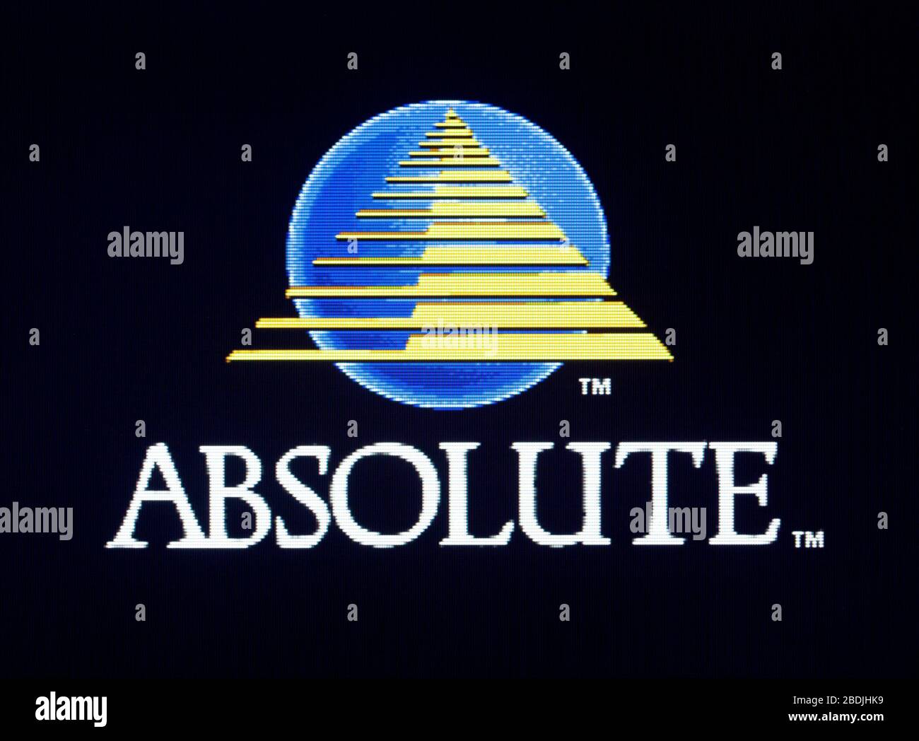 Absolute Videogames Logo - Sega Genesis Mega Drive - Editorial use only ...