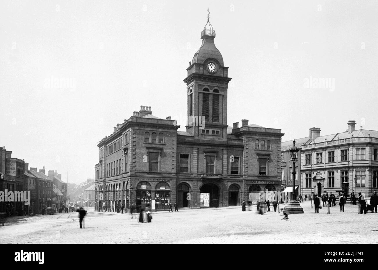 Chesterfield, Market Hall 1896 Stock Photo - Alamy