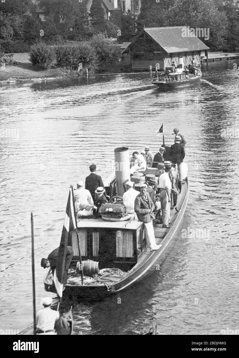 Maidenhead, a Pleasure Boat 1896 Stock Photo - Alamy