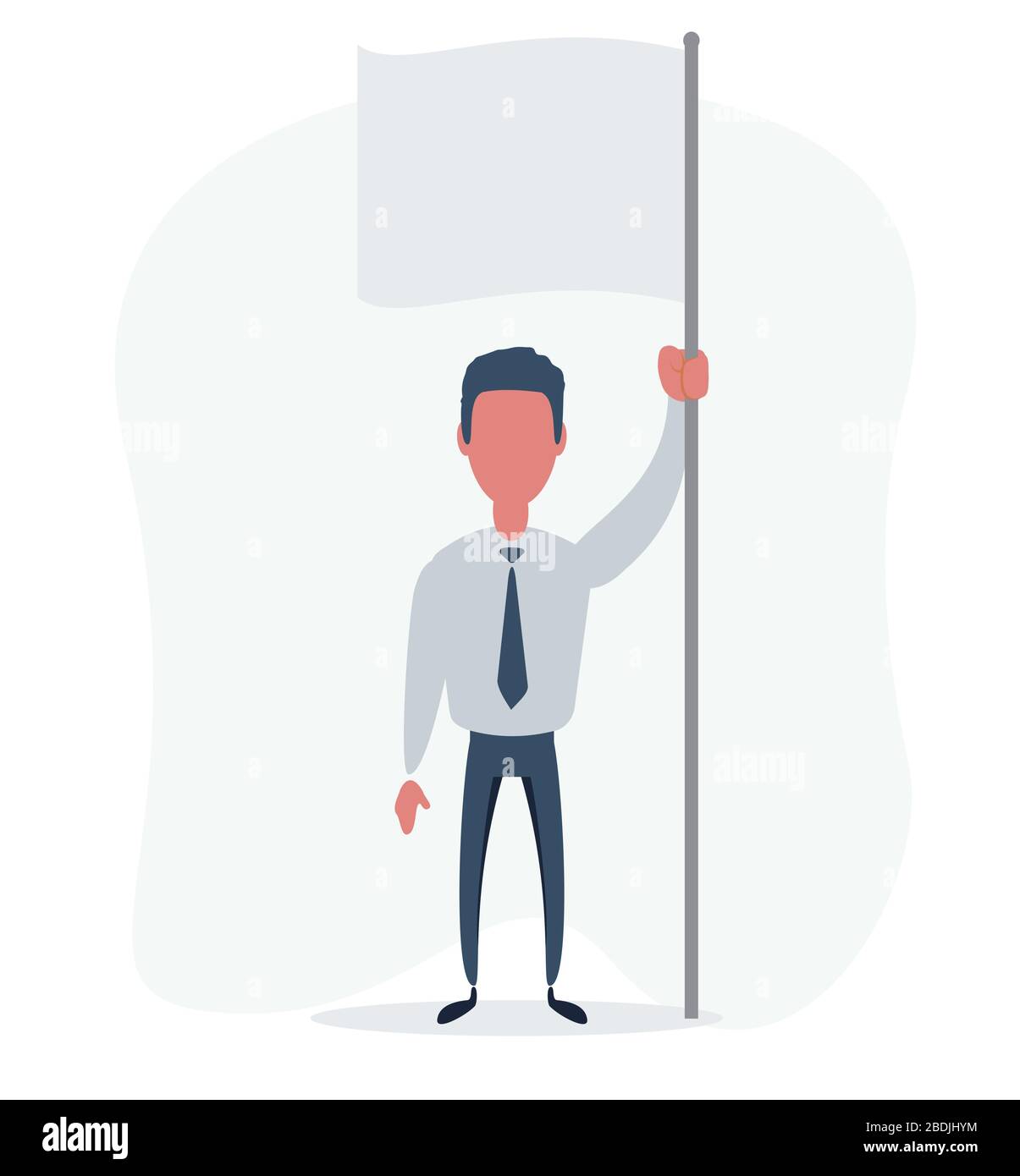 Person standing on top Stock Vector Images - Alamy