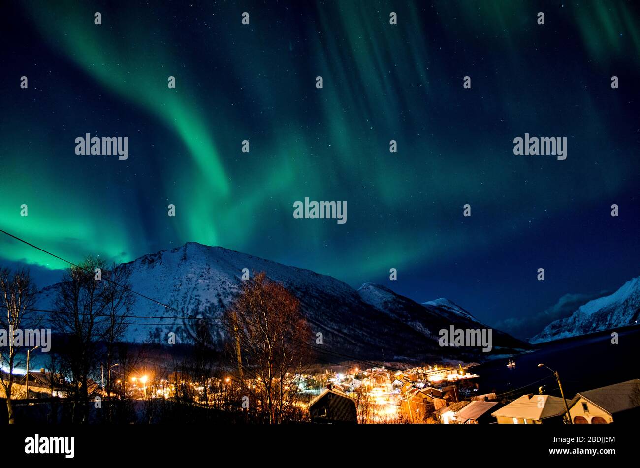 Aurora Northern Lights over Norway Stock Photo - Alamy