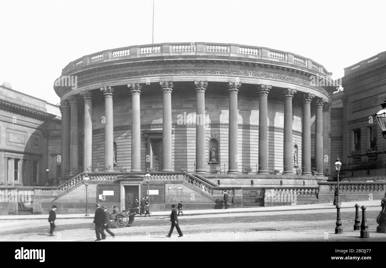 Liverpool, Picton Library and Reading Room 1895 Stock Photo - Alamy