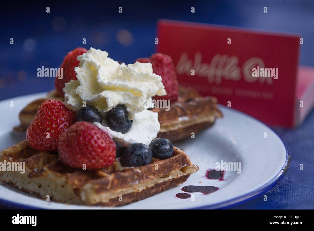 Waffle on from Maltby St, London SE1 Stock Photo - Alamy