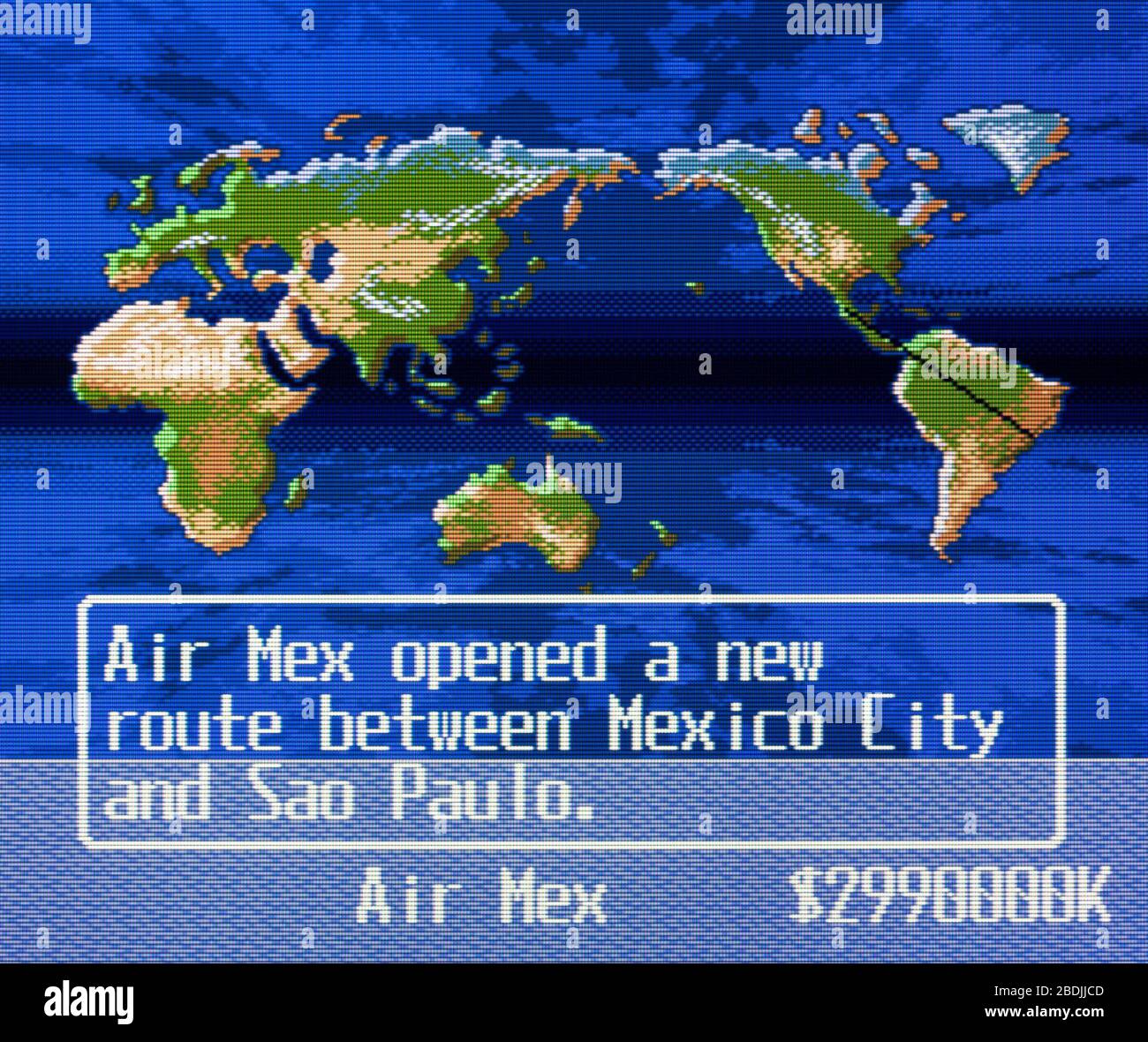 Aerobiz Supersonic - Sega Genesis Mega Drive - Editorial use only Stock ...