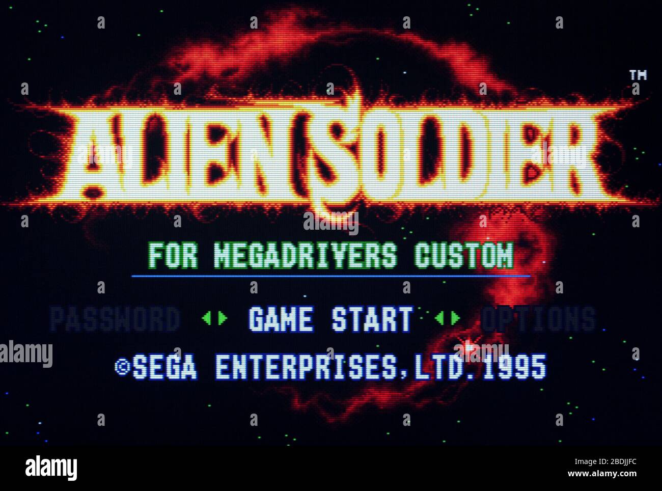 Alien Soldier - Sega Genesis Mega Drive - Editorial use only Stock ...