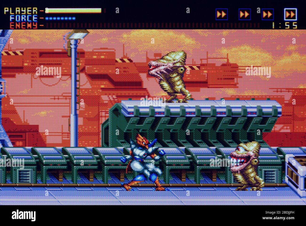 Alien Soldier - Sega Genesis Mega Drive - Editorial use only Stock ...