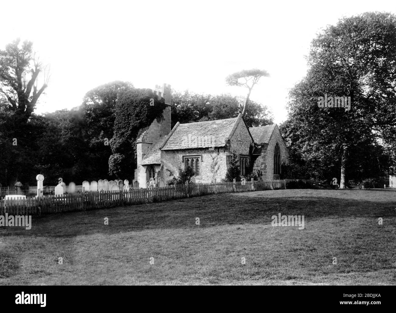 Parham, St Peter's Parish Church 1894 Stock Photo - Alamy