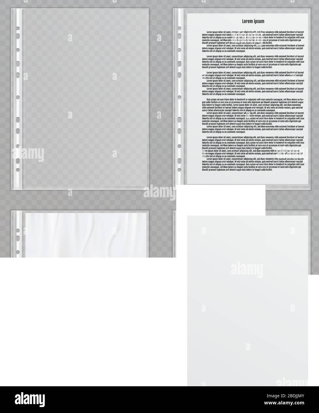 Transparent pocket folder hi-res stock photography and images - Alamy