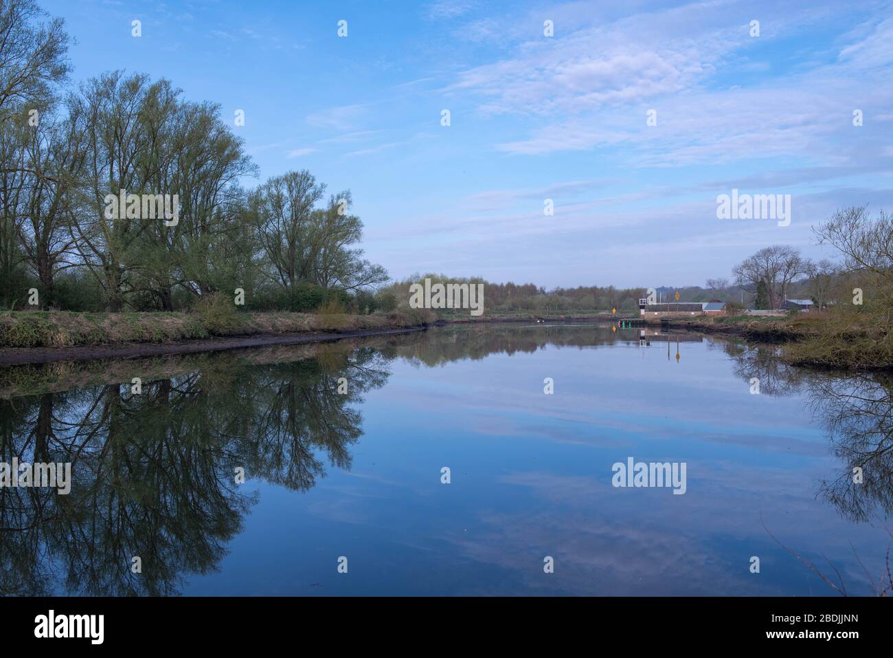 The Whitlingham Marsh, at Thorpe St Andrew in Norwich, a birdwatchers ...