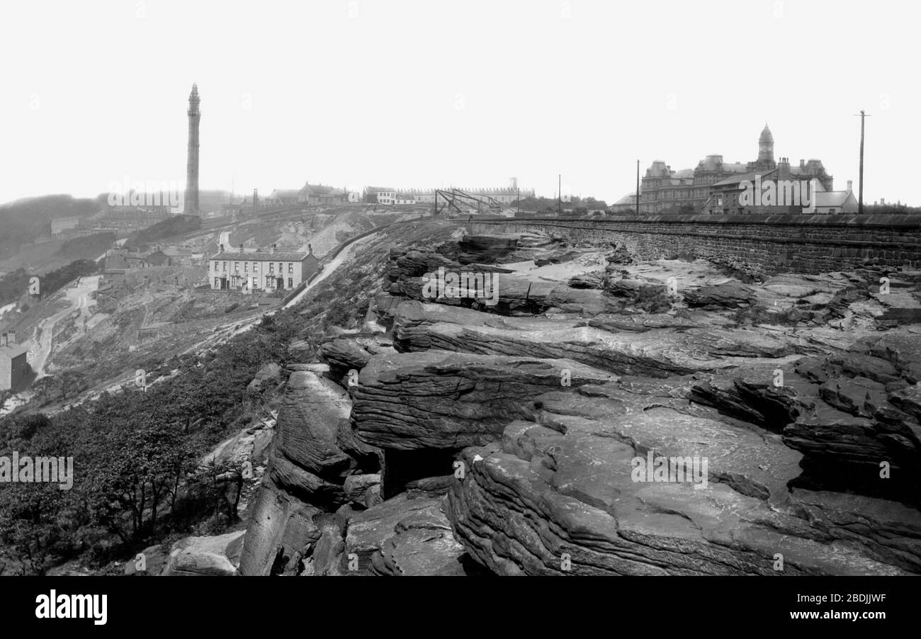 Halifax, the Rocks 1893 Stock Photo - Alamy