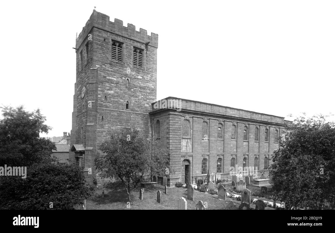 Penrith, St Andrew's Church 1893 Stock Photo - Alamy